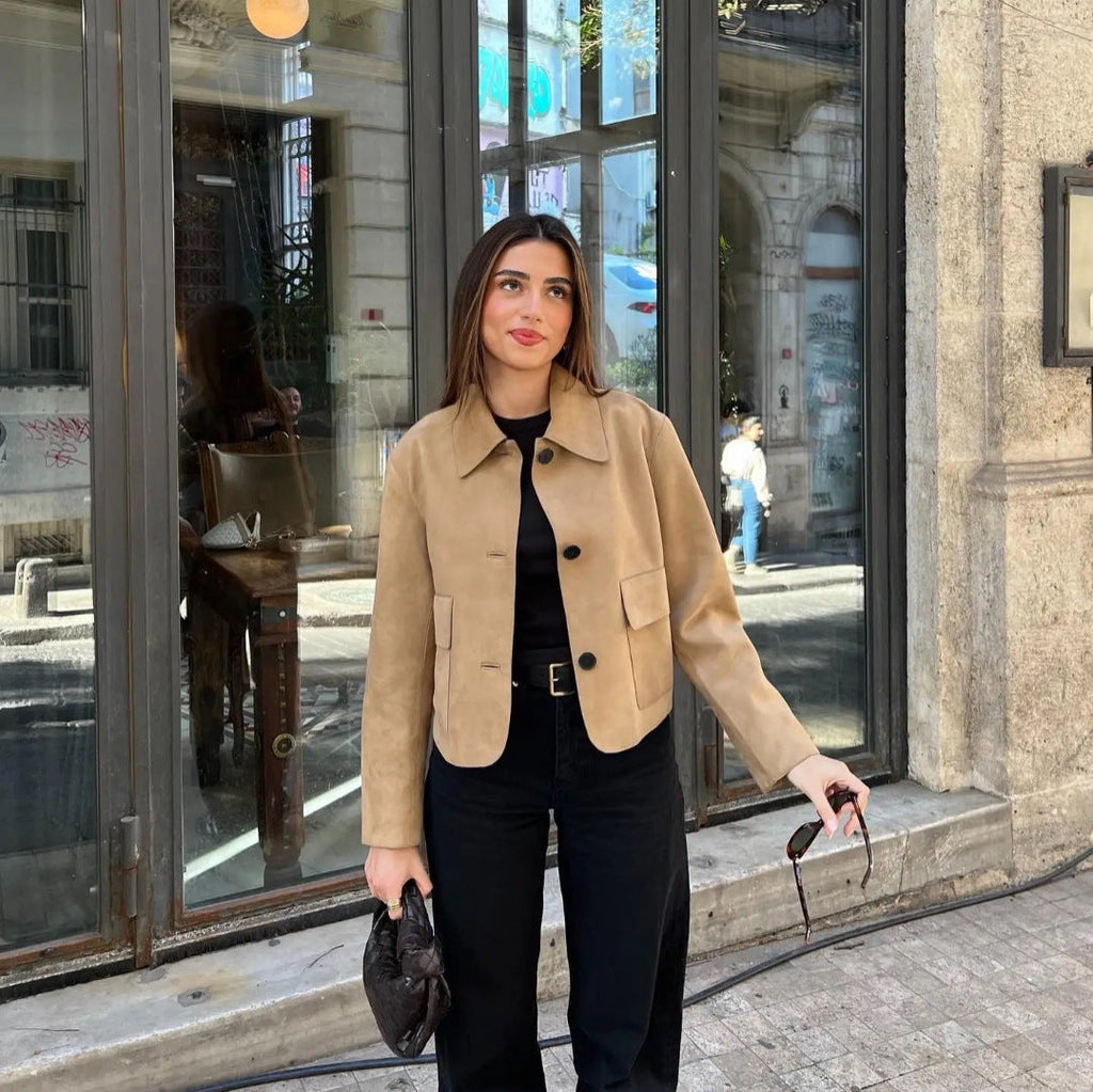 Veda - Elegant Light Jacket with Buttons – Pretty-Wear